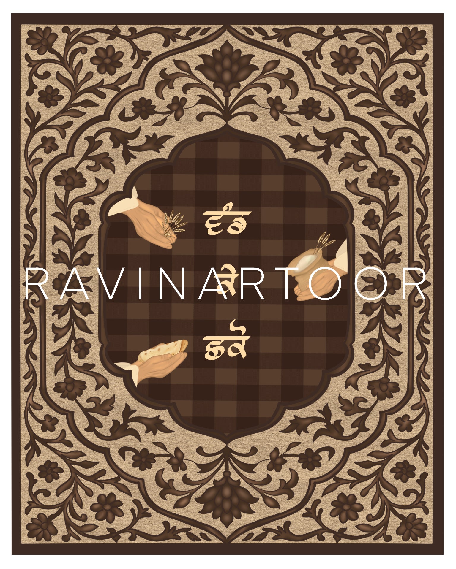 Vand Ke Chakko | Art Print – RAVINARTOOR